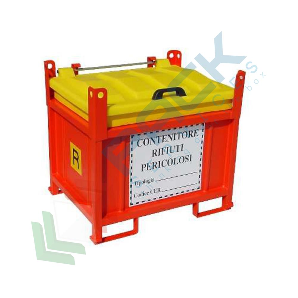 Contenitore per la raccolta di rifiuti pericolosi, capacità 550 Lt ...