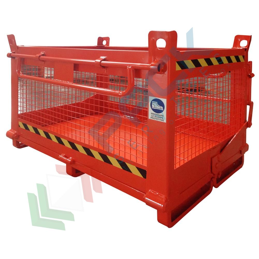 Contenitore in rete fondello doppio, 150 x 100 x 91 cm