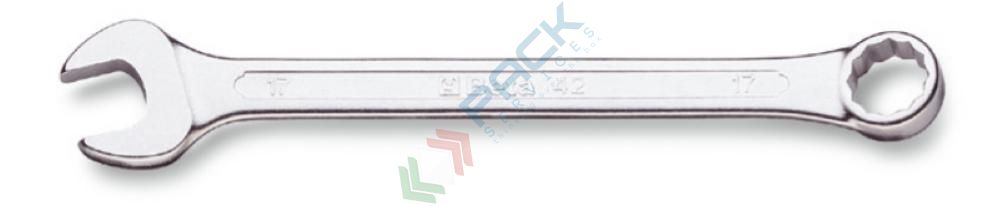 Chiavi combinate a forchetta e poligonale piegata cromate