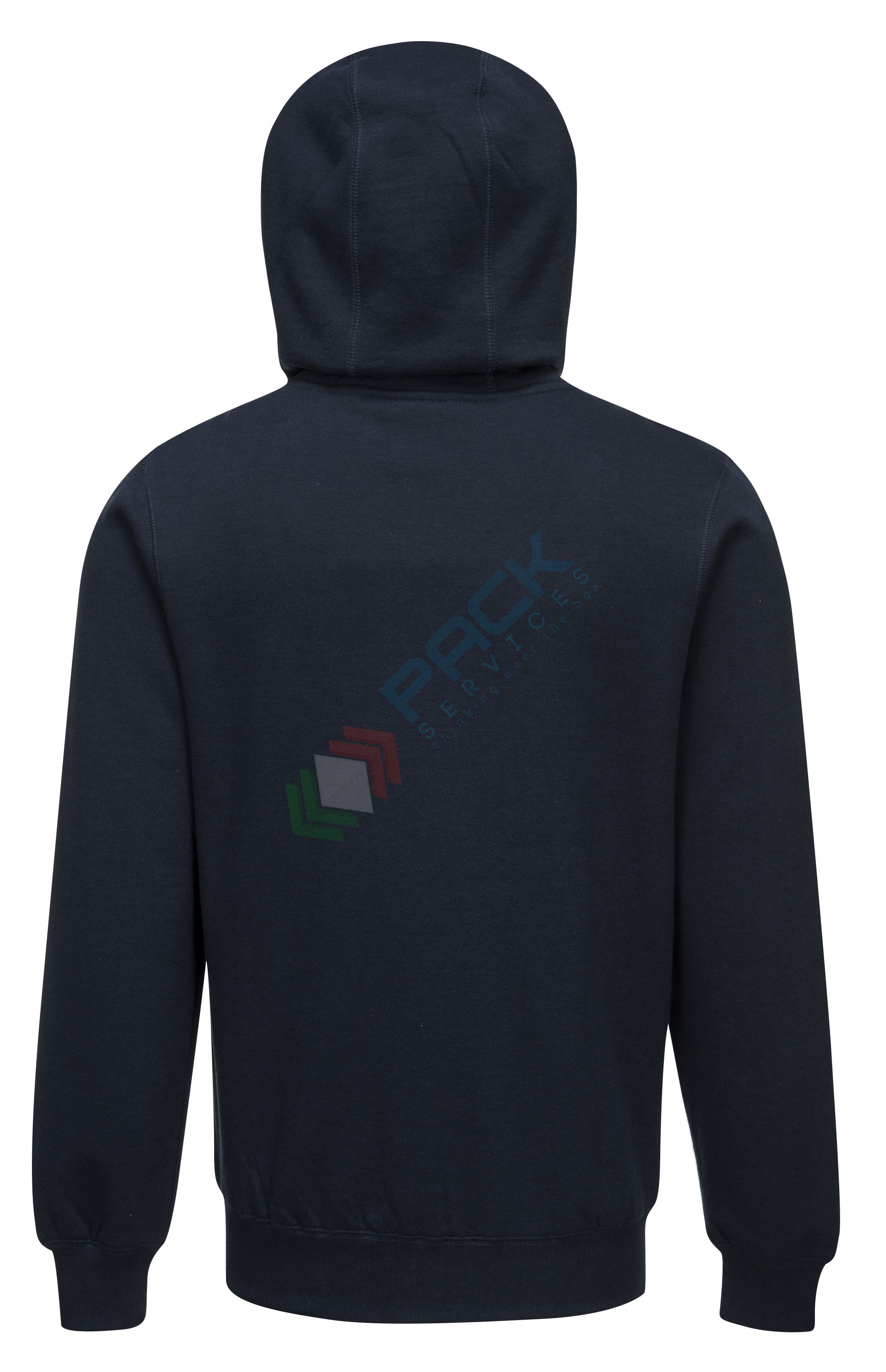 Felpa da lavoro, con cappuccio e zip (Nickel)