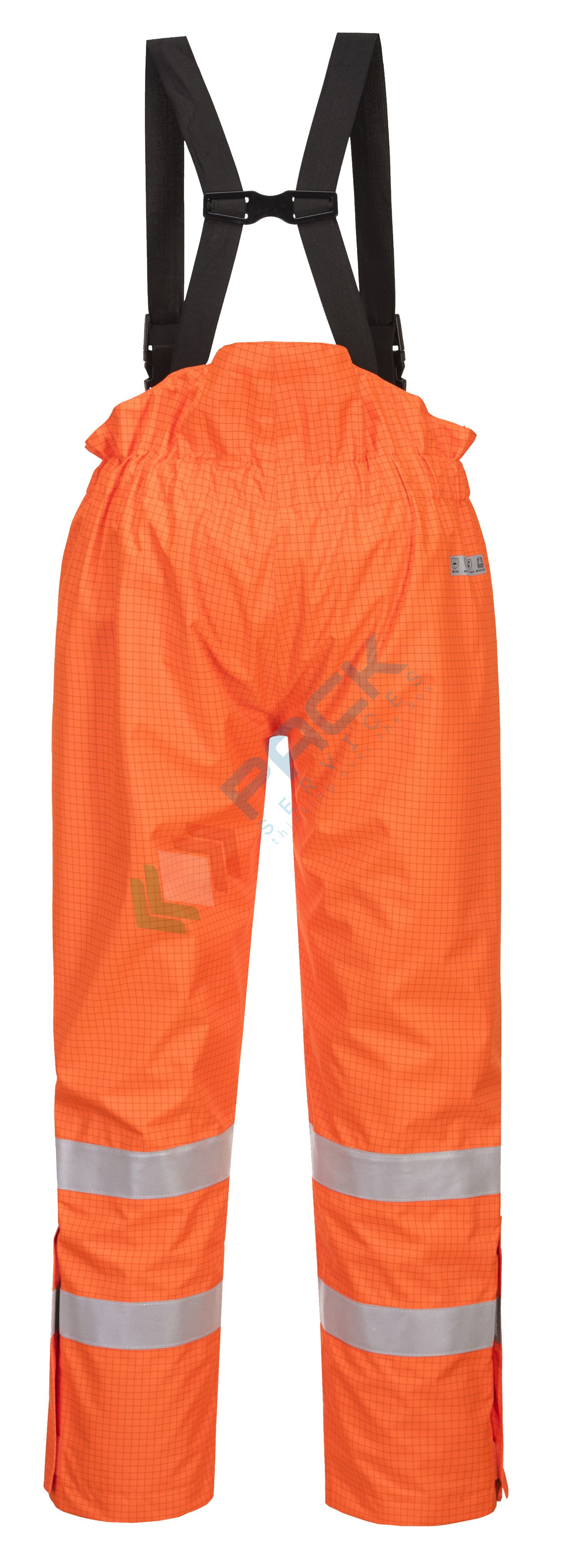 Pantalone Bizflame Rain foderato - multinorma Hi-Vis