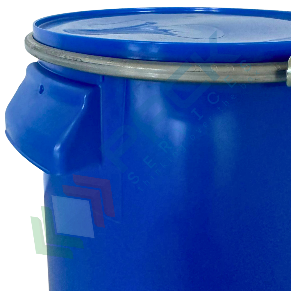 Fusto in HDPE cilindrico 21,5 Lt, per piatti prementi