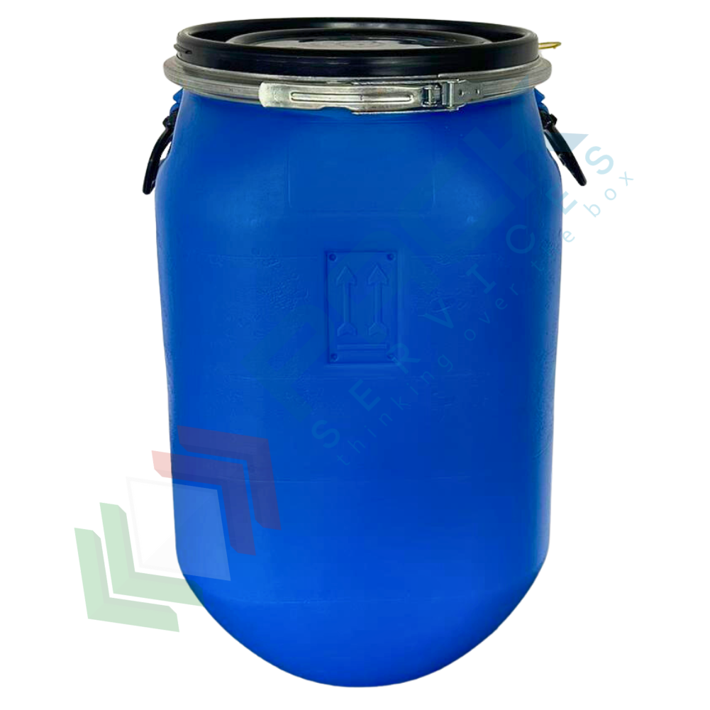 Fusto in HDPE alimentare, quadrato 60 Lt, ADR solidi