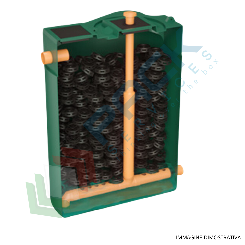 Filtro percolatore aerobico, A.E. 10, 1000 Lt