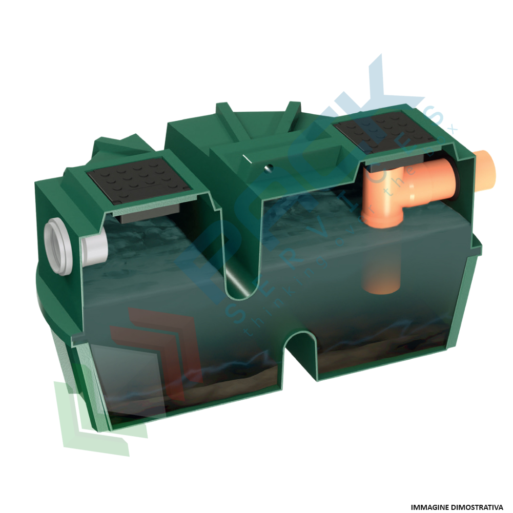 Degrassatore nervato, 15 A.E., 30 coperti