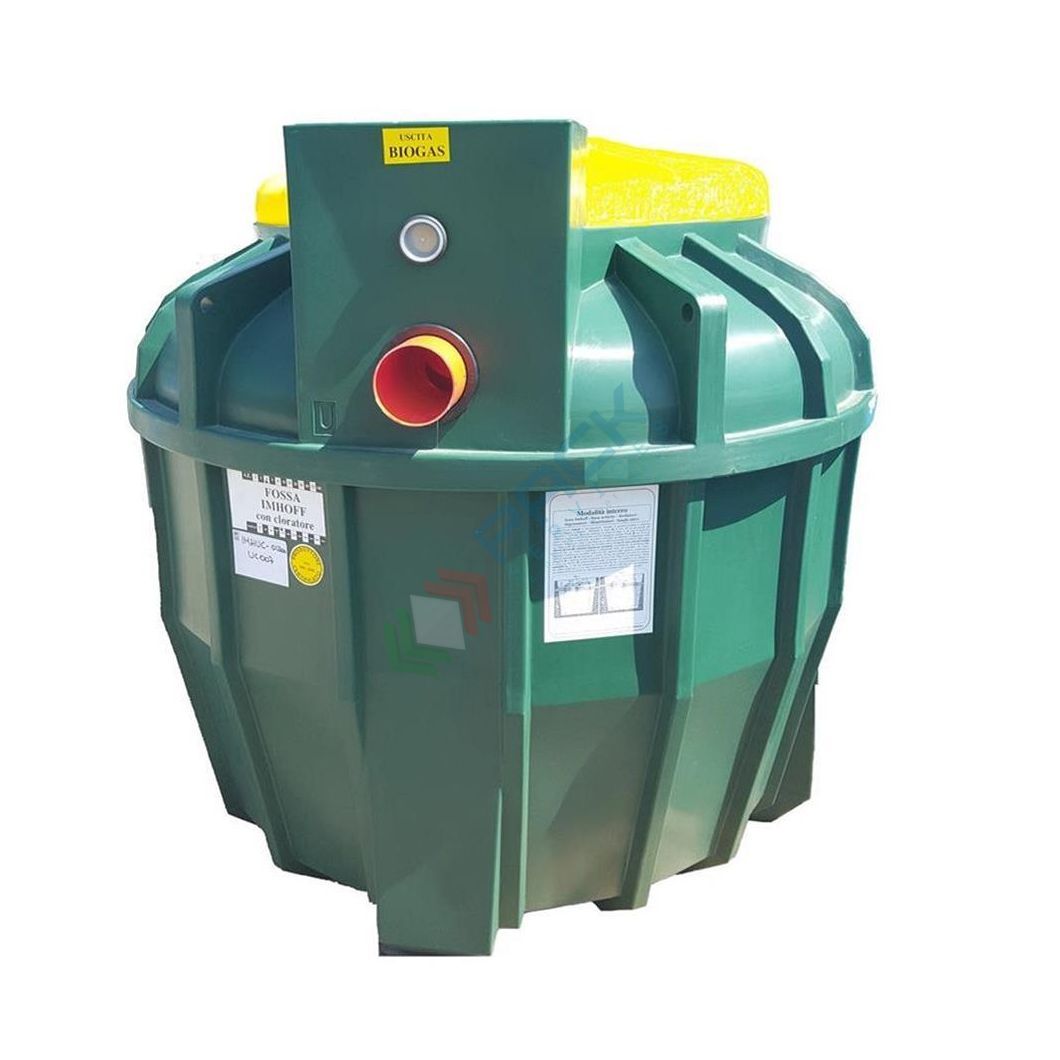 Fossa Imhoff corpo nervato, 7 A.E, 1200 Lt