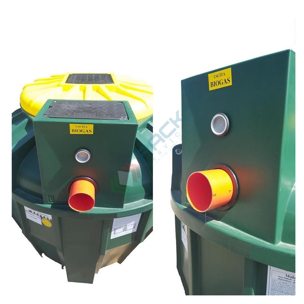 Fossa Imhoff corpo nervato, 10 A.E, 1600 Lt