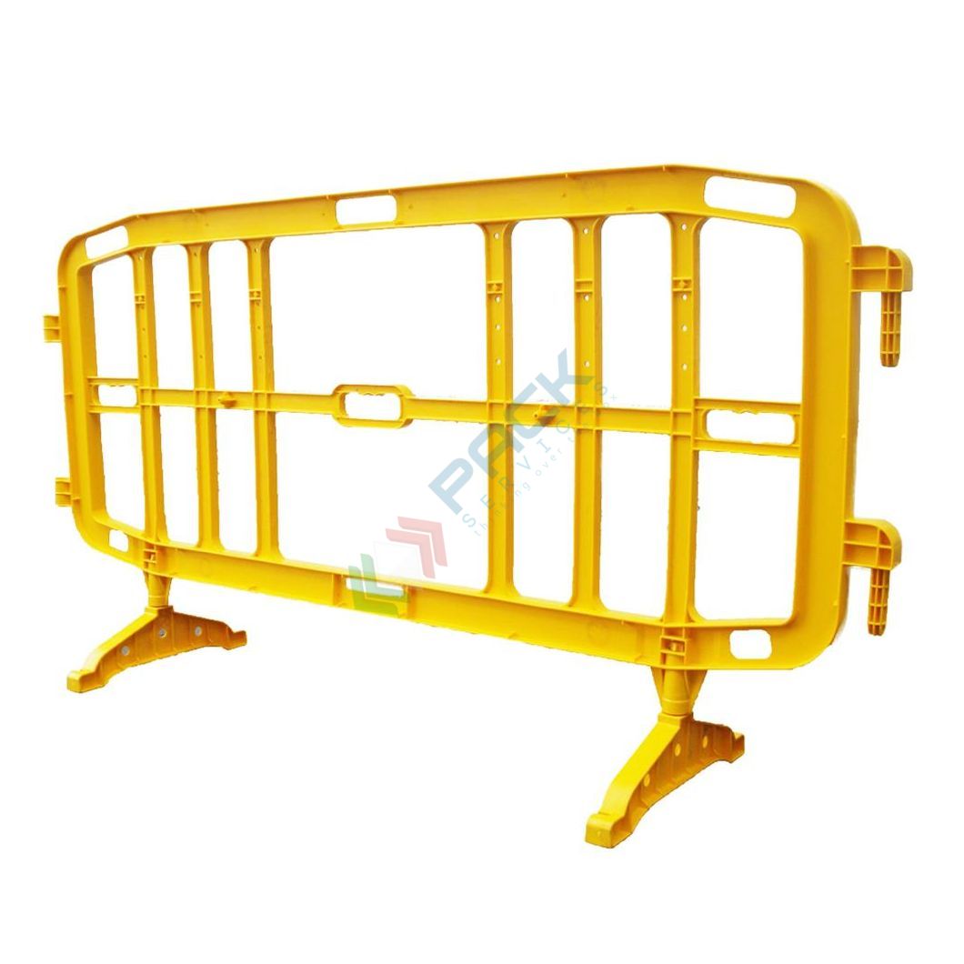 Transenna stradale in plastica, gialla